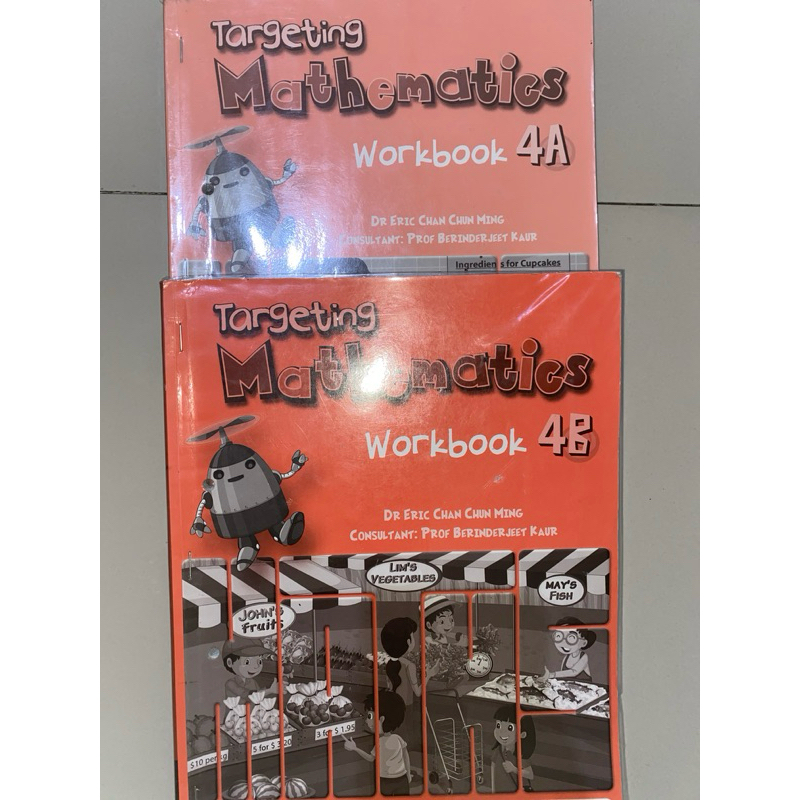 Jual Targeting Mathematics Workbook 4A & 4B (Tidak dijual terpisah ...