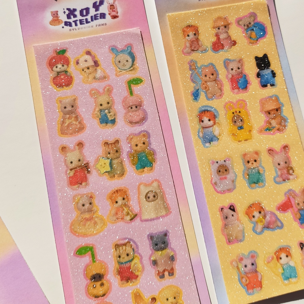 Jual Sylvanian family sticker | Deco sticker sheet - xoy.atelier ...