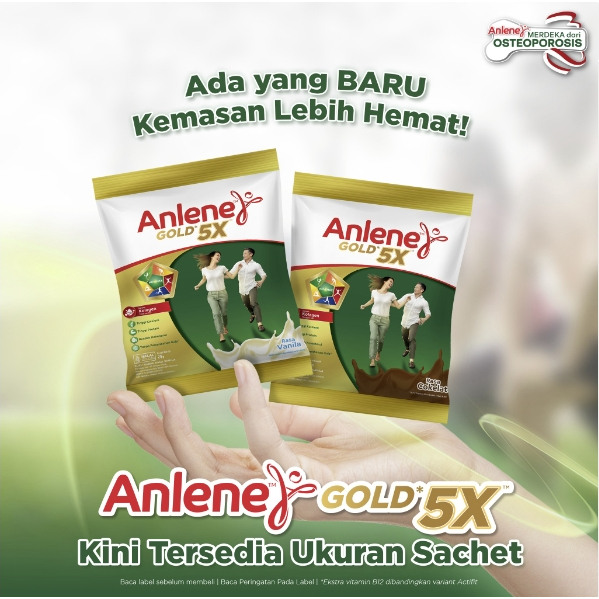 Jual Anlene Gold Sachet / Actifit Vanila 10x20gr & Cokelat 10x25gr ...