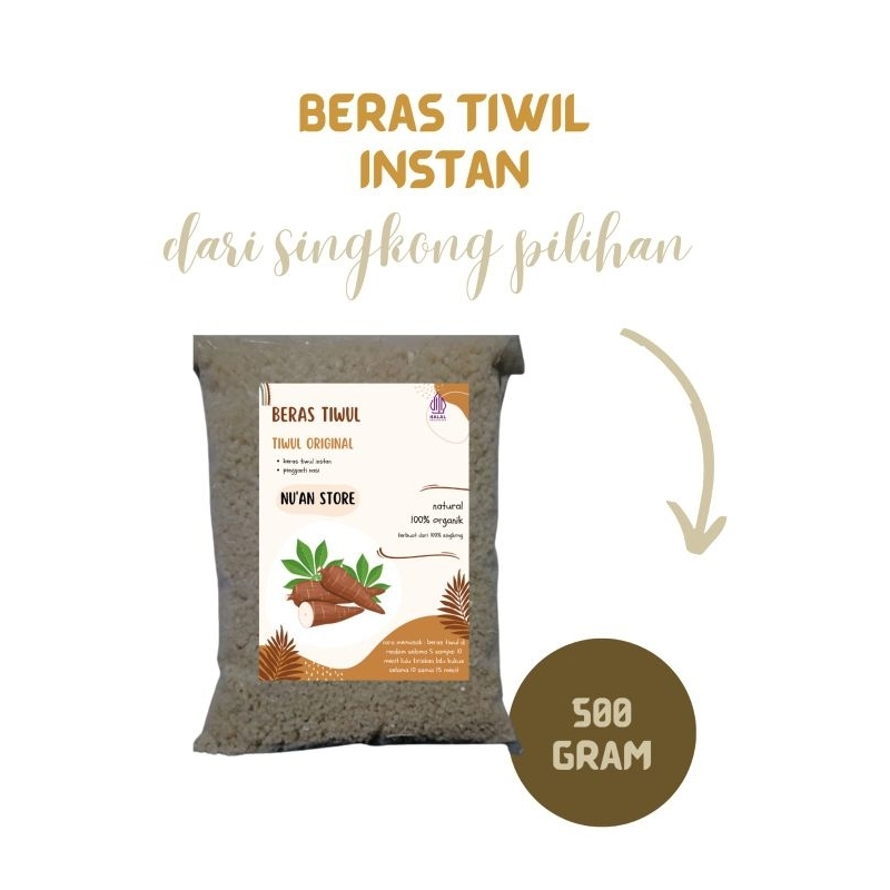 Jual BERAS TIWUL INSTAN 500gr | Shopee Indonesia