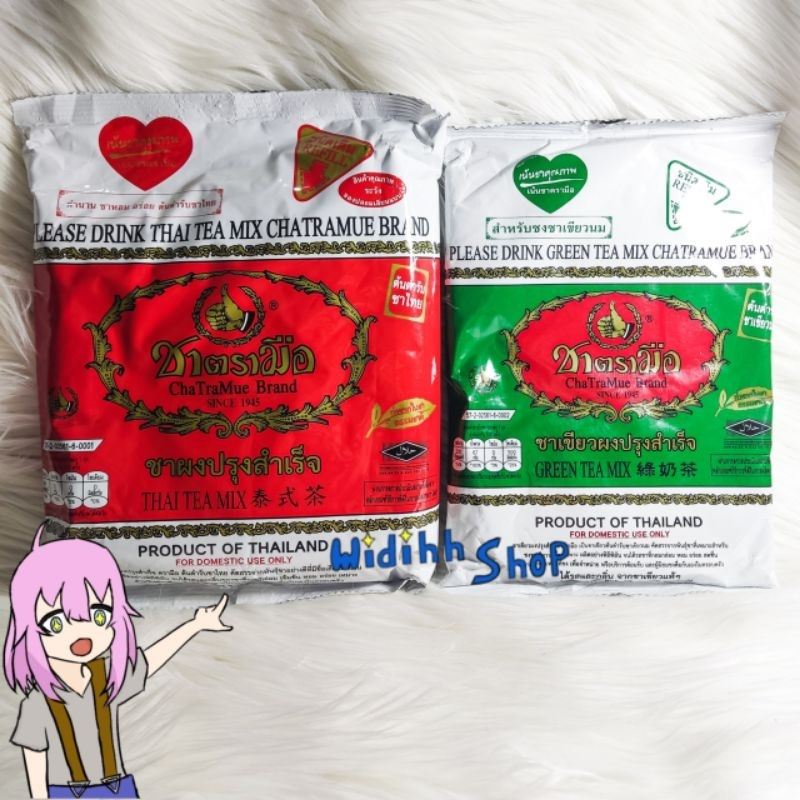 Jual Thai Tea Mix ChaTraMue / Thai Green Tea Cha Tea mue / thaitea mix ...