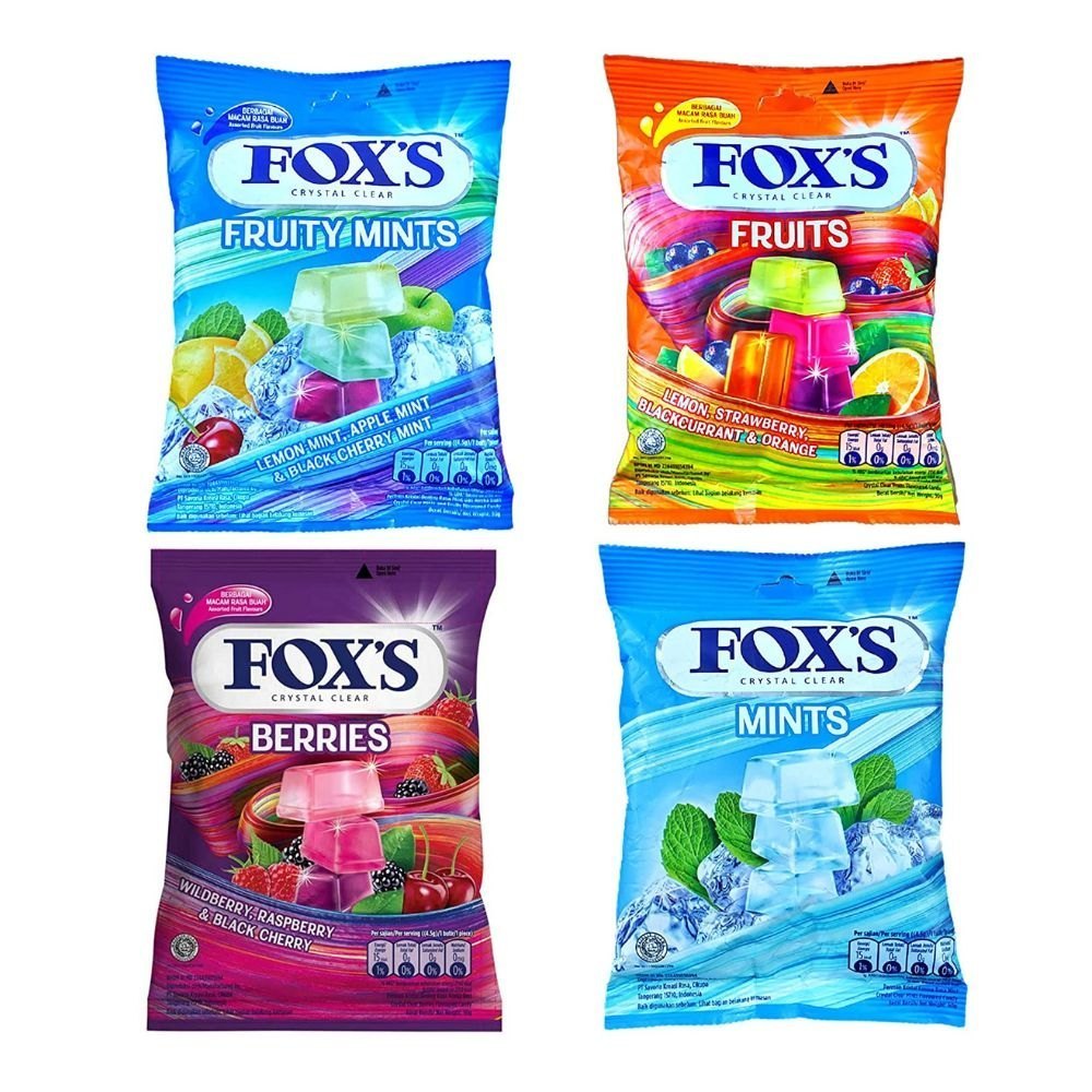 Jual Fox's Crystal Clear Candy 90gram | Shopee Indonesia