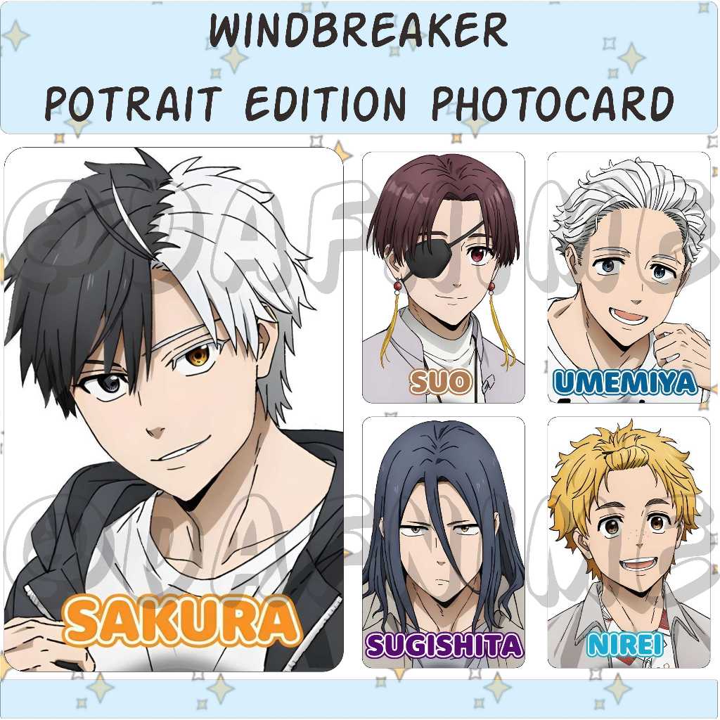 Jual WINDBREAKER POTRAIT EDITION PHOTOCARD ANIME | Shopee Indonesia