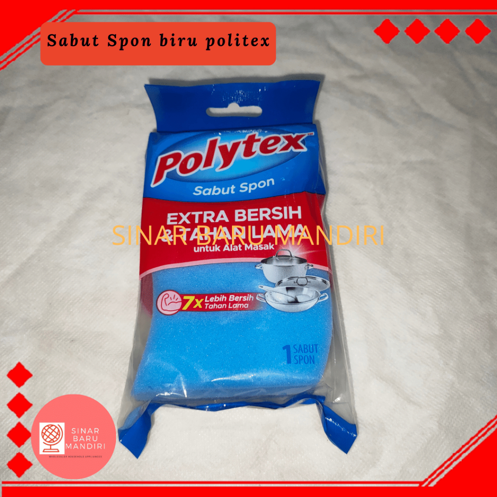 Jual Sabut spon Polytex ekstra kuat / Sabut spon politex / spons cuci piring | Shopee Indonesia