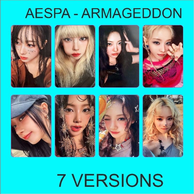 Jual (BISA SATUAN) Aespa Armageddon Supernova Photocard Kpop | Shopee Indonesia