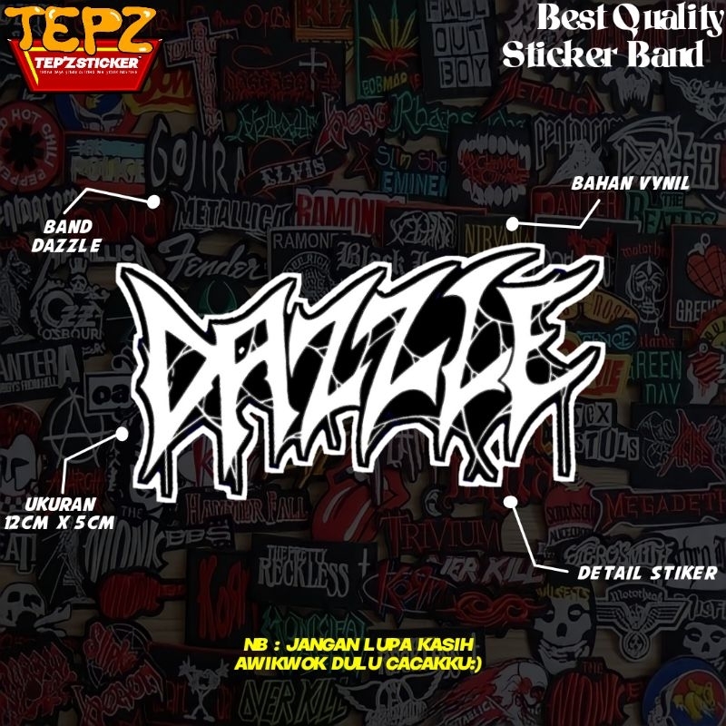 Jual STIKER STICKER (BAND DAZZLE) STIKER BAND|STIKER METAL|STIKER ...