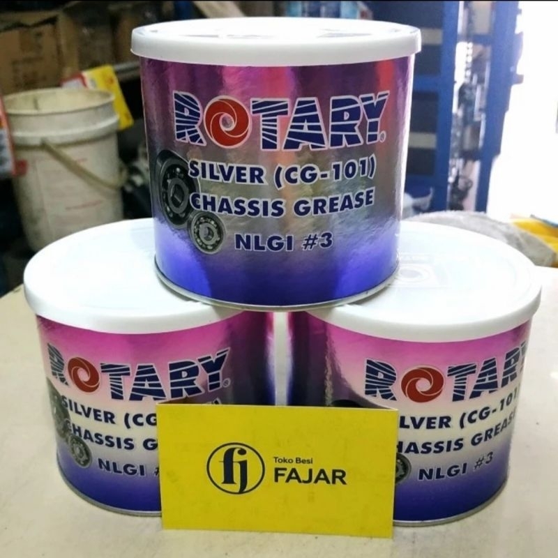 Jual Minyak gemuk ROTARY chassis grease silver CG-101 kemasan 450 gram ...