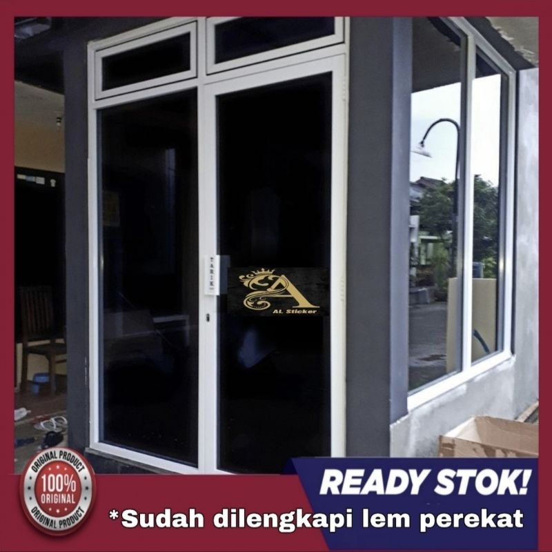 Jual stiker sticker jendela rumah /stiker riben rayben pencegah sinar ...