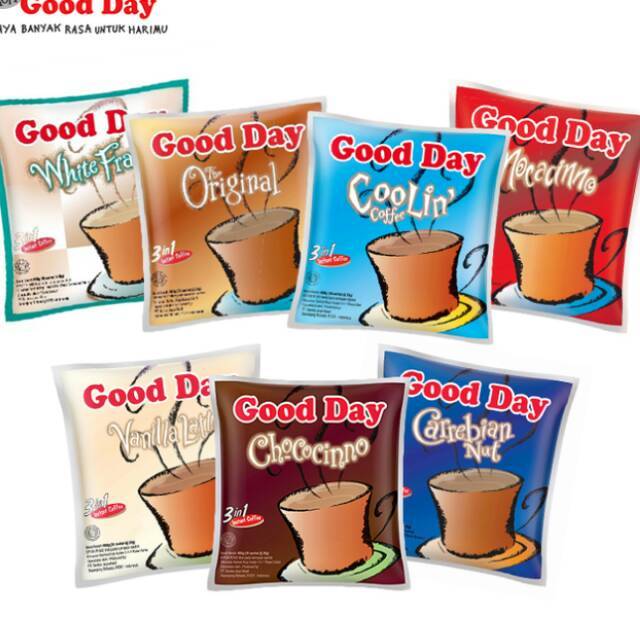 Jual Good Day All Varian Rasa 1 Renceng isi 10 Sachet | Kopi Goodday ...