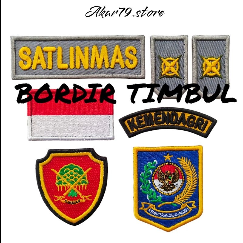 Jual BORDIR,BADGE,LOGO,PATCH,EMBLEM,ATRIBUT,SATLINMAS TIMBUL | Shopee Indonesia