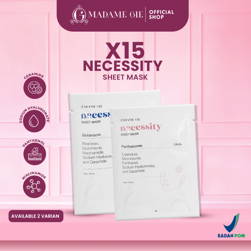 Jual [PRE-ORDER] [BUNDLE] Madame Gie Necessity Sheet Mask - Masker ...