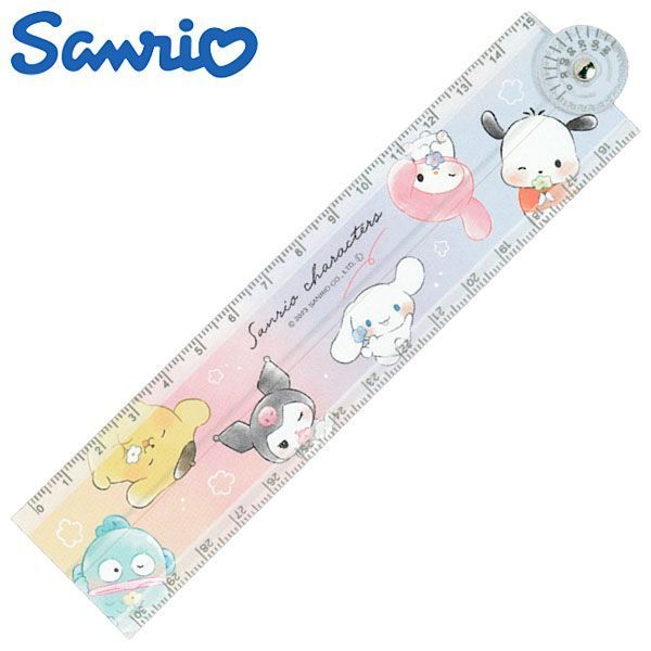 Jual Ruler Foldable 30cm Sanrio Chibi Kuromi Cinnamoroll My Melody ...
