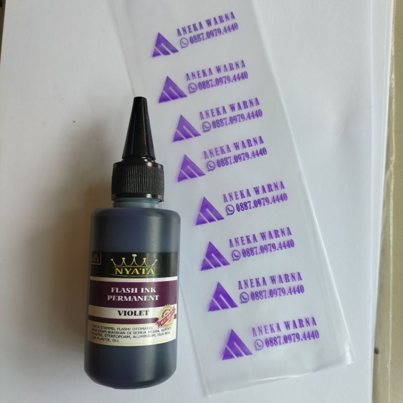 Jual TINTA STEMPEL FLASH PERMANENT ,MEDIA PLASTIK ,isi 30 ml | Shopee ...