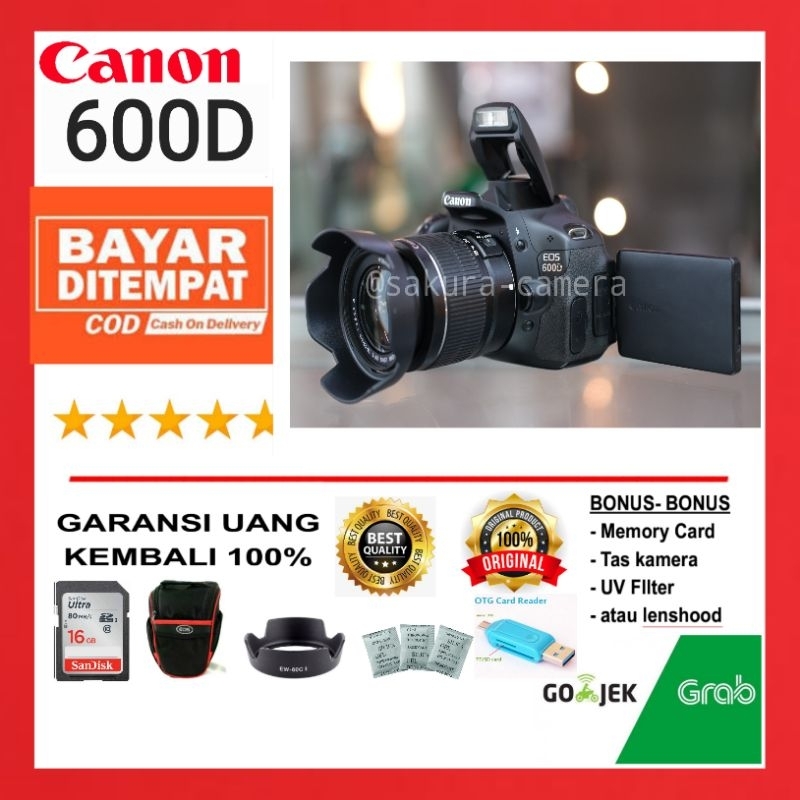 Jual Canon 600D kit 18-55MM Kamera Canon Eos 600d | Shopee Indonesia
