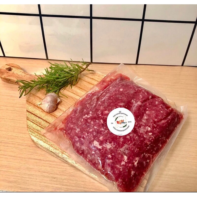 Jual Daging Giling Sapi Premium 1 kg Halal daging cincang , minced beef ...