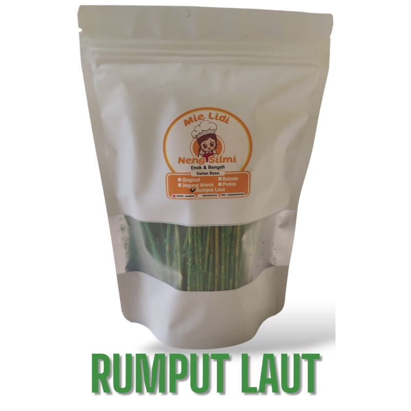 Jual MIE LIDI rasa RUMPUT LAUT 200gr | Shopee Indonesia