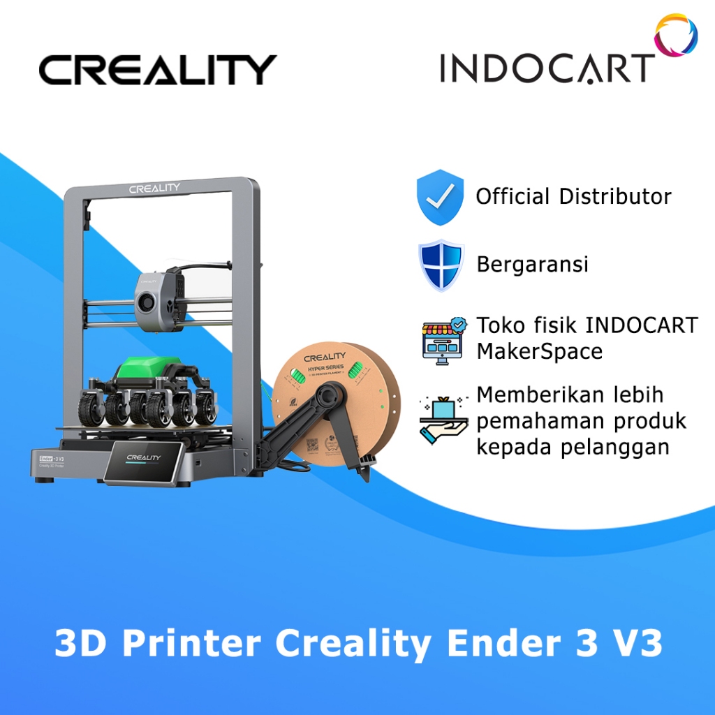 Jual INDOCART 3D Printer Creality Ender 3 V3 Stable Core XZ Klipper ...