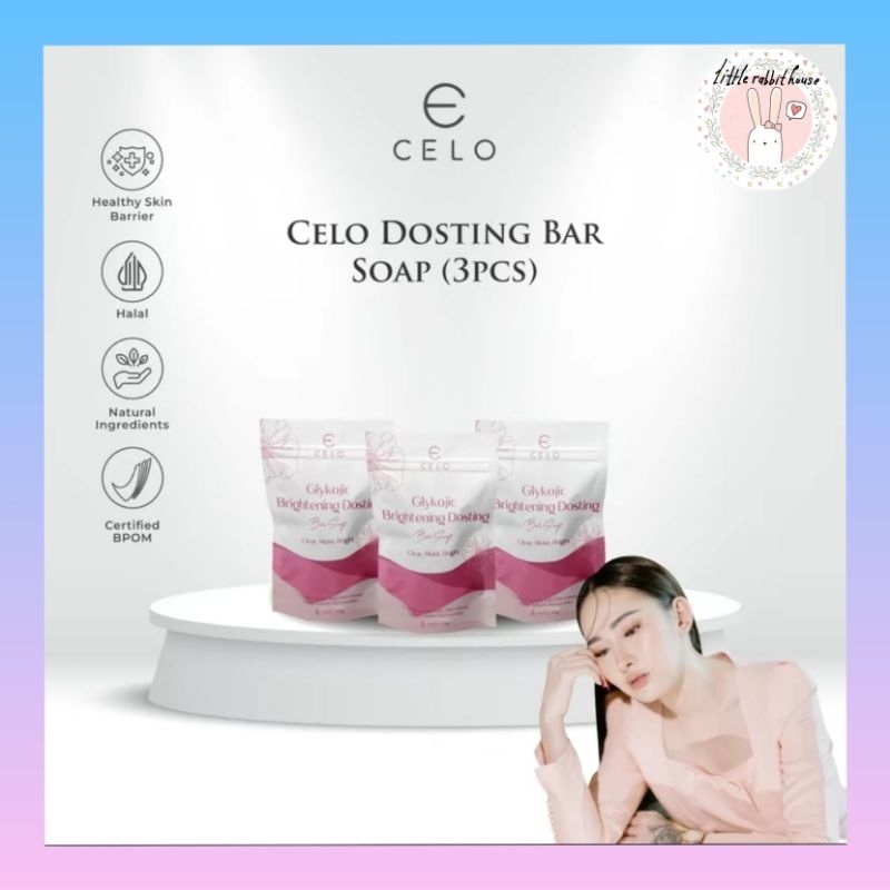 Jual READY CELO GLYKOJIC BRIGHTENING DOSTING BAR SOAP SABUN MANDI ...