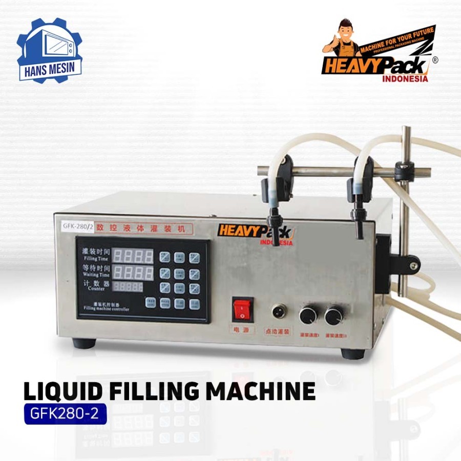 Jual Mesin Filling Cairan Semi Automatic HEAVYPACK GFK 280 1 NOZZLE | Shopee Indonesia