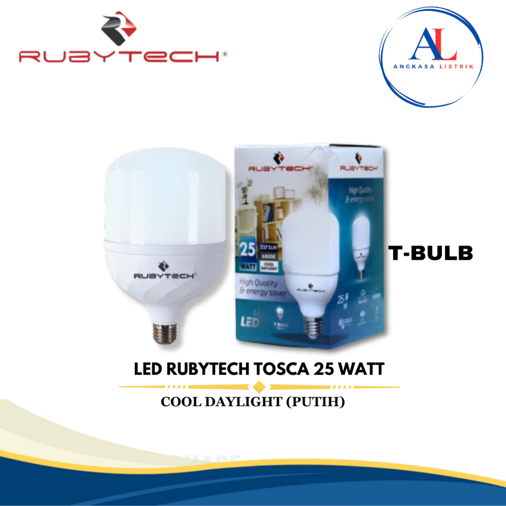 Jual LAMPU LED RUBYTECH TOSCA 25 WATT T-BULB | Shopee Indonesia