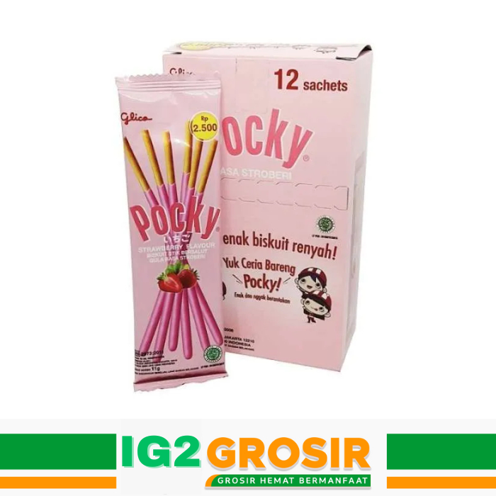 Jual Pocky Straw Sachet per 1 Pak Enak Lezat | Shopee Indonesia