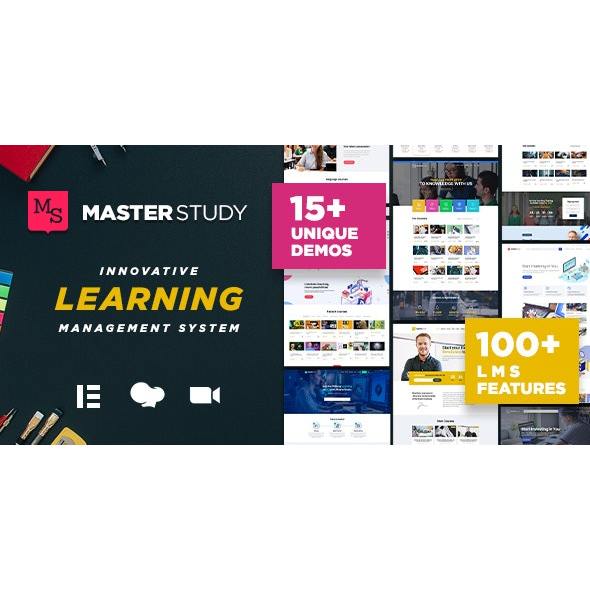 Jual MasterStudy Theme Wordpress Education Elearning School | Shopee Indonesia