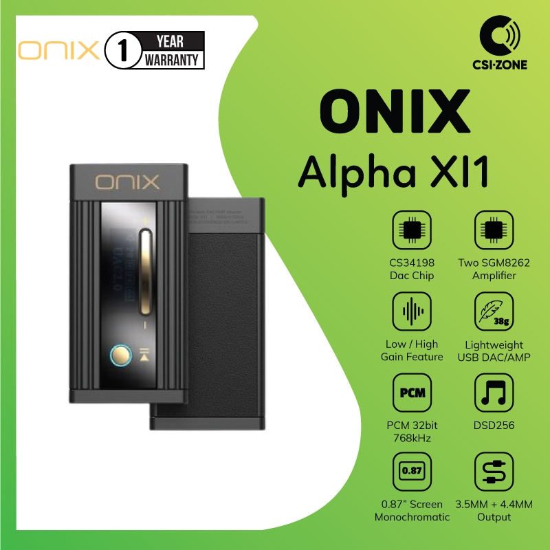 Jual ONIX Alpha XI1 Portable CS43198 USB DAC / AMP | Shopee Indonesia