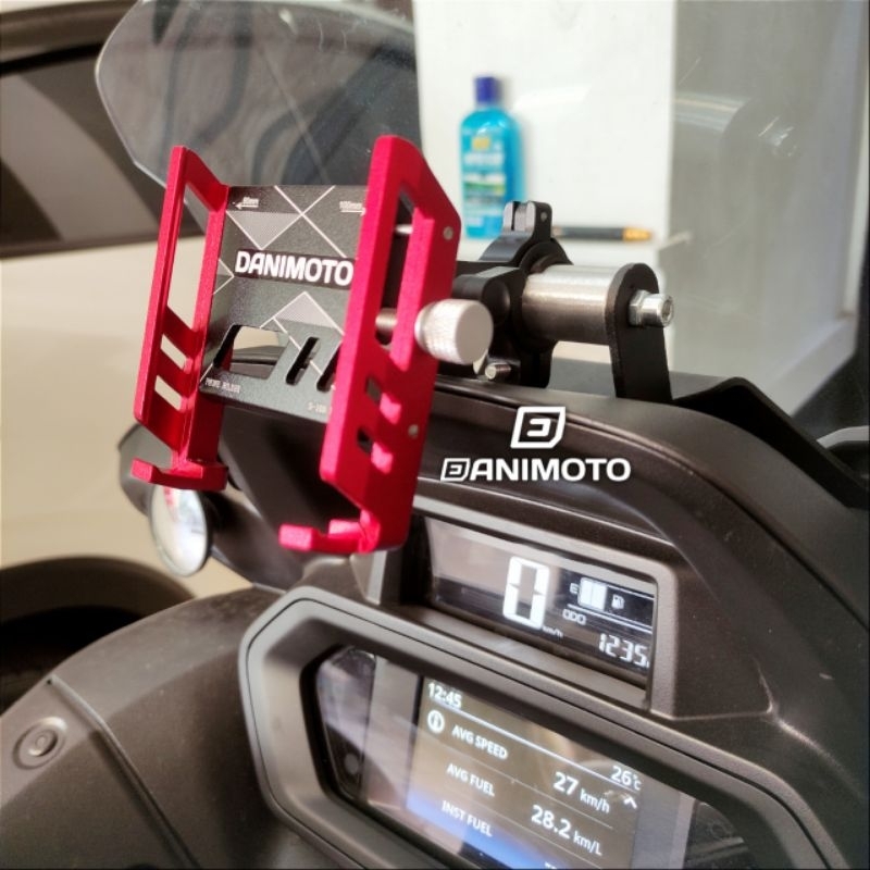 Jual Holder HP Paket Speedometer Motor New Xmax Connected 2023 Up and ...