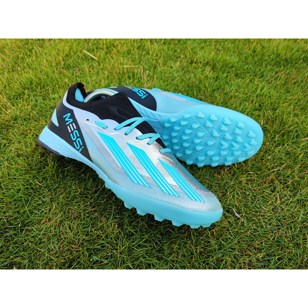 Jual Sepatu Futsal Adidas X Crazyfast.1 Messi turf - Silver Metallic ...