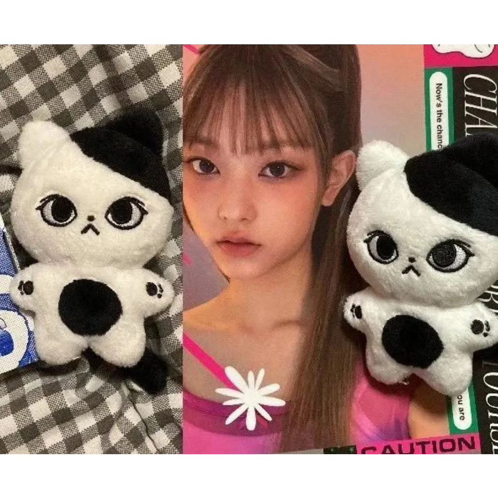 Jual 1Set Kpop Hot Idol NJ Same Model Cat Doll Cute Plush Keychain ...