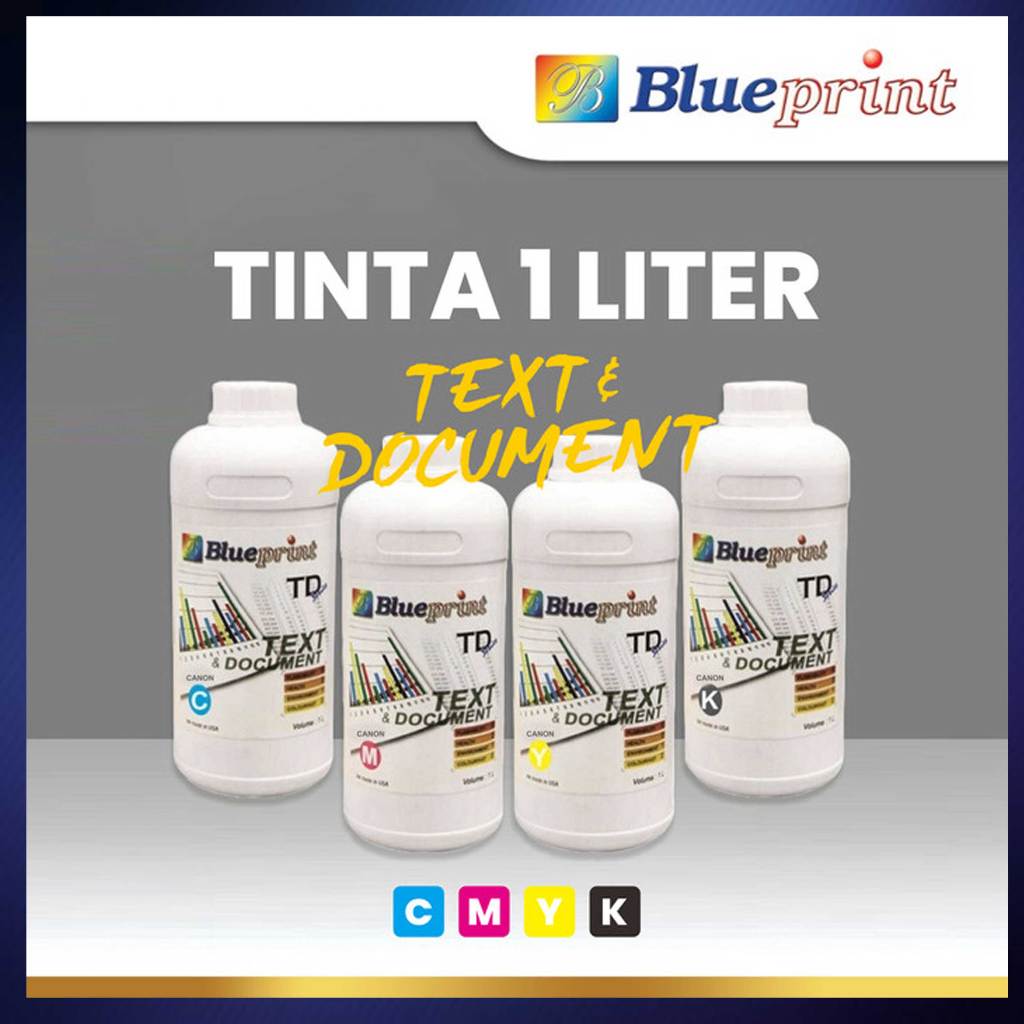 Jual TINTA CANON BLUEPRINT 1 LITER TD | Shopee Indonesia