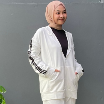 Jual Jaket Training Olahraga Wanita Pria unisex Fit XL Lezahrasignature ...