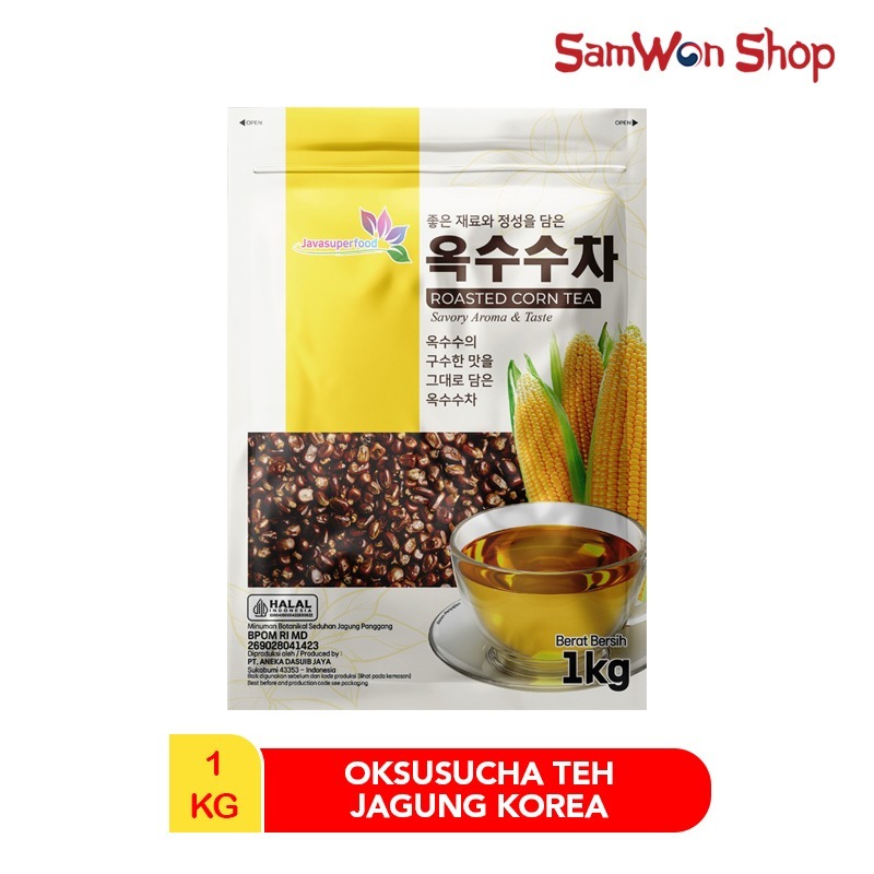Jual OKSUSUCHA TEH JAGUNG PANGGANG KOREA 1 KG - OKSUSU CHA KOREAN ROASTED CORN TEA | Shopee ...