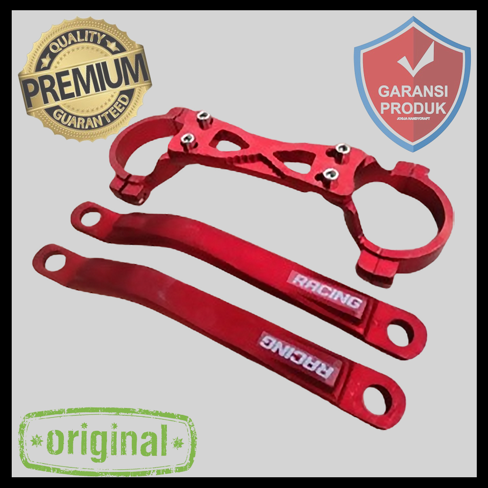 Jual Borgol Shock Depan RX King Set Begel Behel Belakang Warna Merah ...
