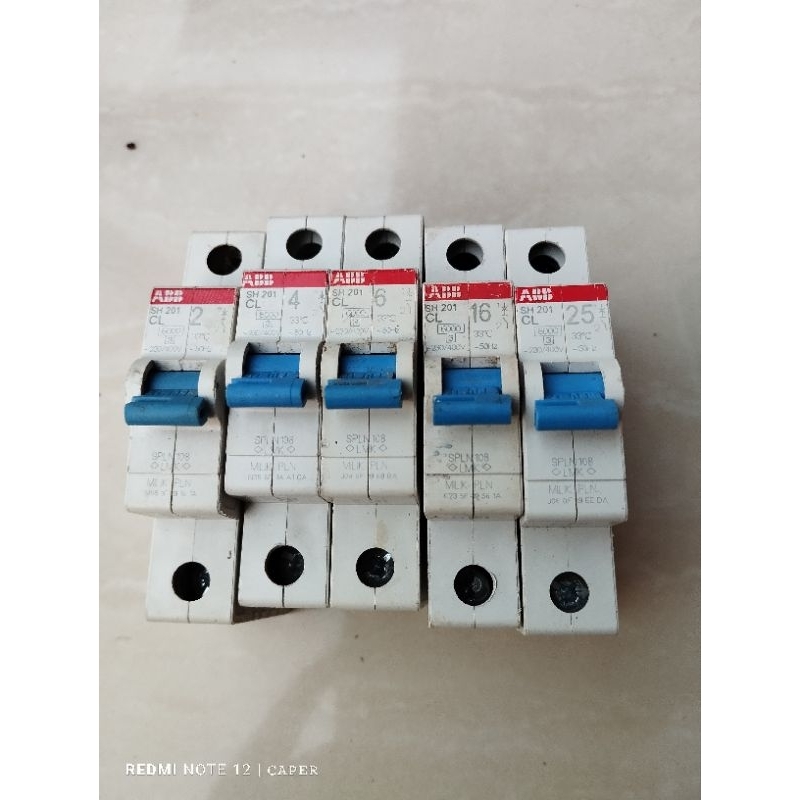 Jual MCB ABB PLN SECOND/bekas NORMAL 1 phase & 3phase | Shopee Indonesia