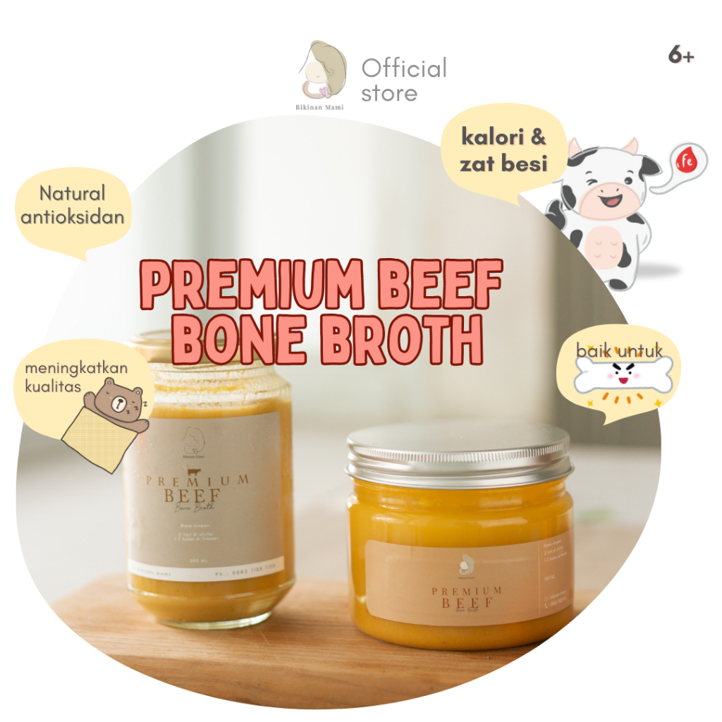 Jual Bikinan Mami Premium Beef Bone Broth - Kaldu Sapi Cair - Weight ...