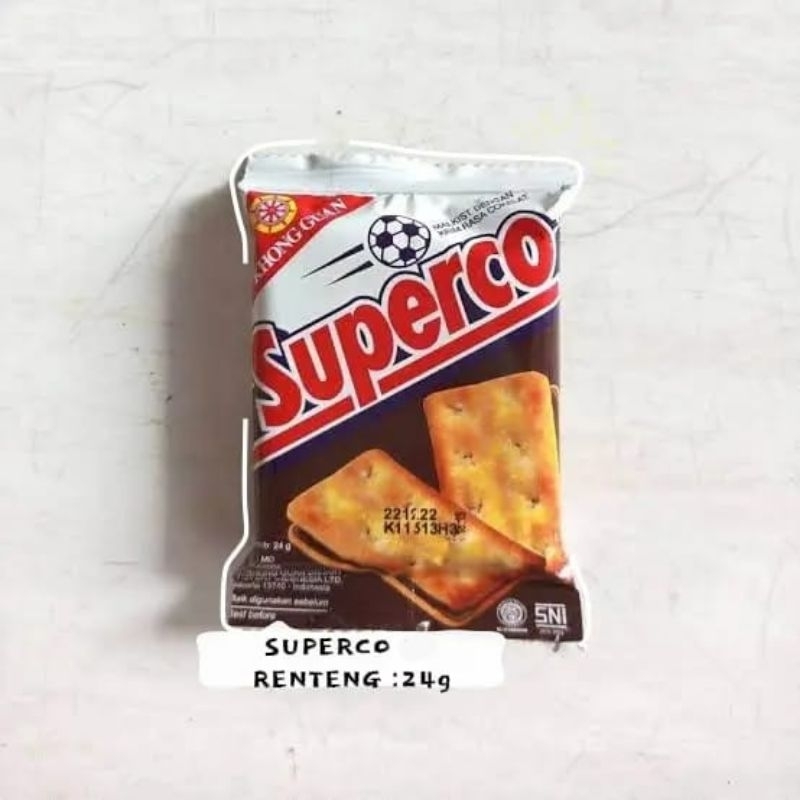 Jual KHONG GUAN Superco 24 gram renceng 10 biji jajan coklat camilan ...