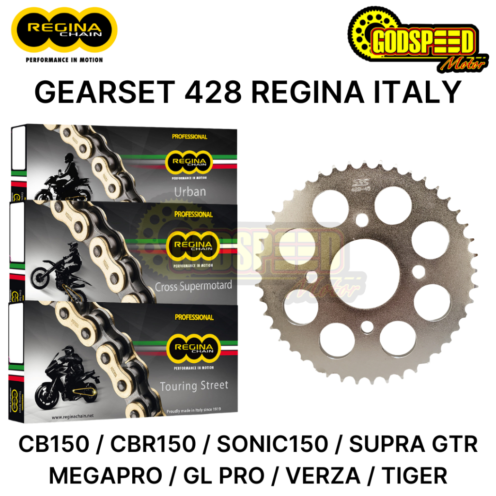 Jual GEARSET GIRSET GEAR SET GIR SET SSS RANTAI REGINA MEGAPRO GL PRO ...