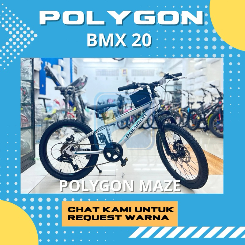 Jual SEPEDA ANAK LAKI REMAJA DEWASA BMX 20 POLYGON MAZE ORIGINAL [PROMO ...