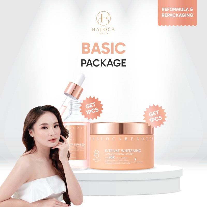Jual [ HALOCA BEAUTY ] l Basic Package lntense Whltening Bibit Collagen ...
