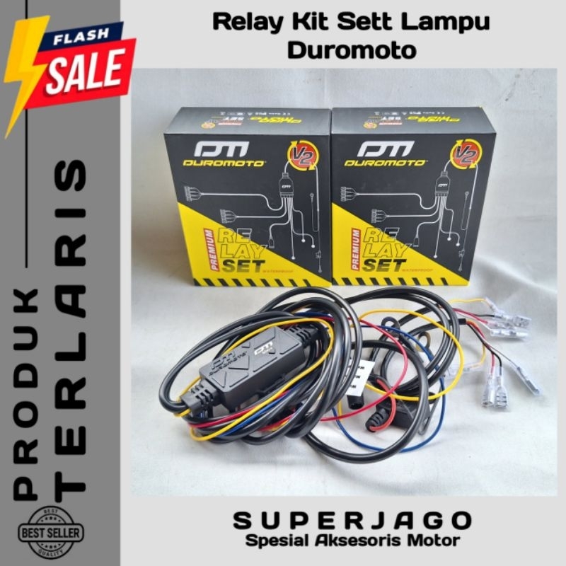 Jual Relay Set Kit Lengkap Lampu Tembak Duromoto M1 M3 M5 M6 X1 ...