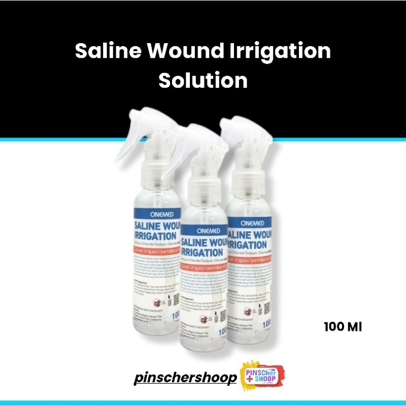 Jual Saline Wound Irrigation Solution 100 Ml Spray Onemed | Shopee Indonesia