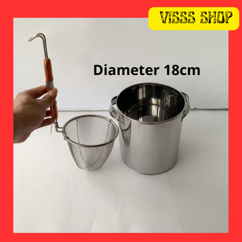Jual Deep fryer Penggoreng Kentang Mini Serbaguna Bahan Stainless ...