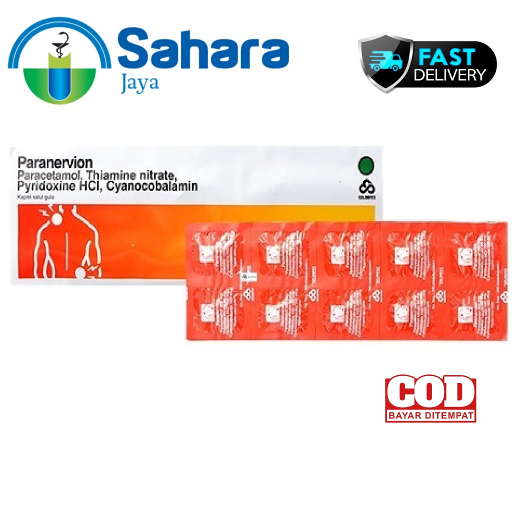 Jual [SJ] Paranervion 10 Kaplet - Meredakan Nyeri Saraf | Shopee Indonesia