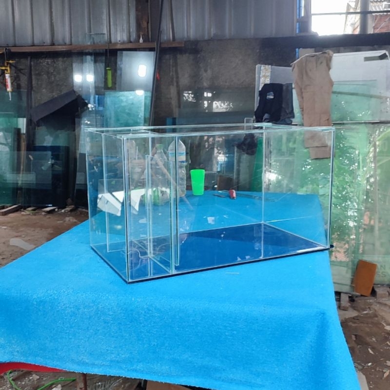 Jual AQUARIUM 80X40X40 FILTER SAMPING DASAR 8MM KELILING 5MM | Shopee ...