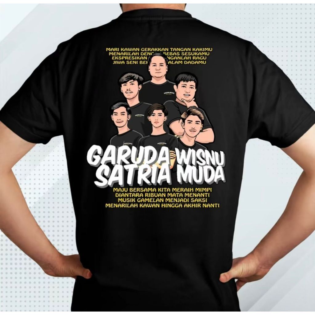 Jual Kaos GWSM Series All Team Fans Garuda Wisnu Satria Muda Cotton 24s ...