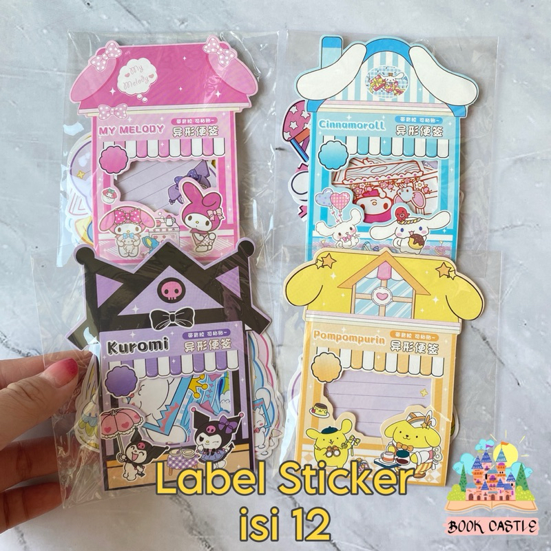 Jual Label Sticker Nama Sanrio isi 12 lembar sticker | Shopee Indonesia