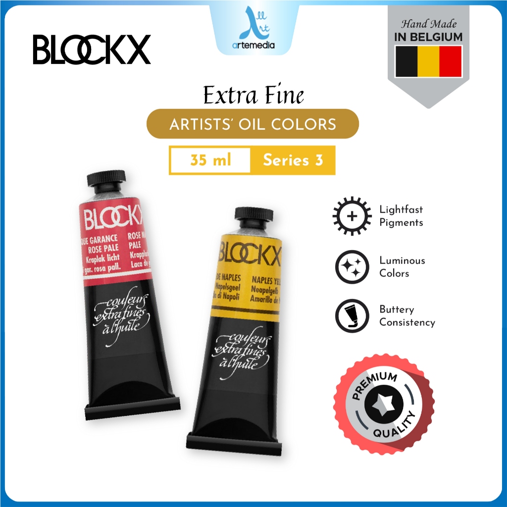 Jual Blockx Extra Fine Oil Paint Color 35 ml Series 3 | Shopee Indonesia