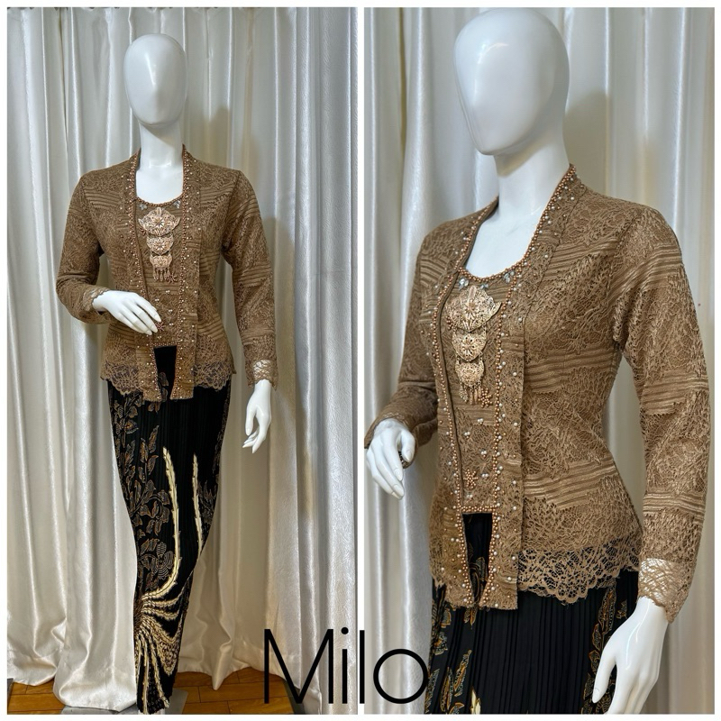 Jual kebaya kutu baru brokat payet wisuda moderen aestethic/kebaya kutu ...
