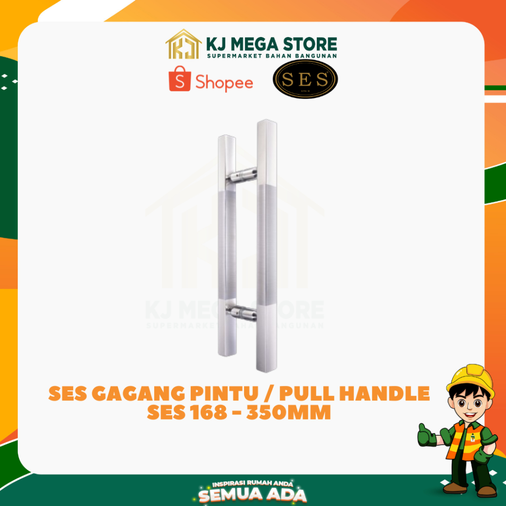 Jual SES Gagang Pintu / Pull Handle SES 168 - 350mm | Shopee Indonesia